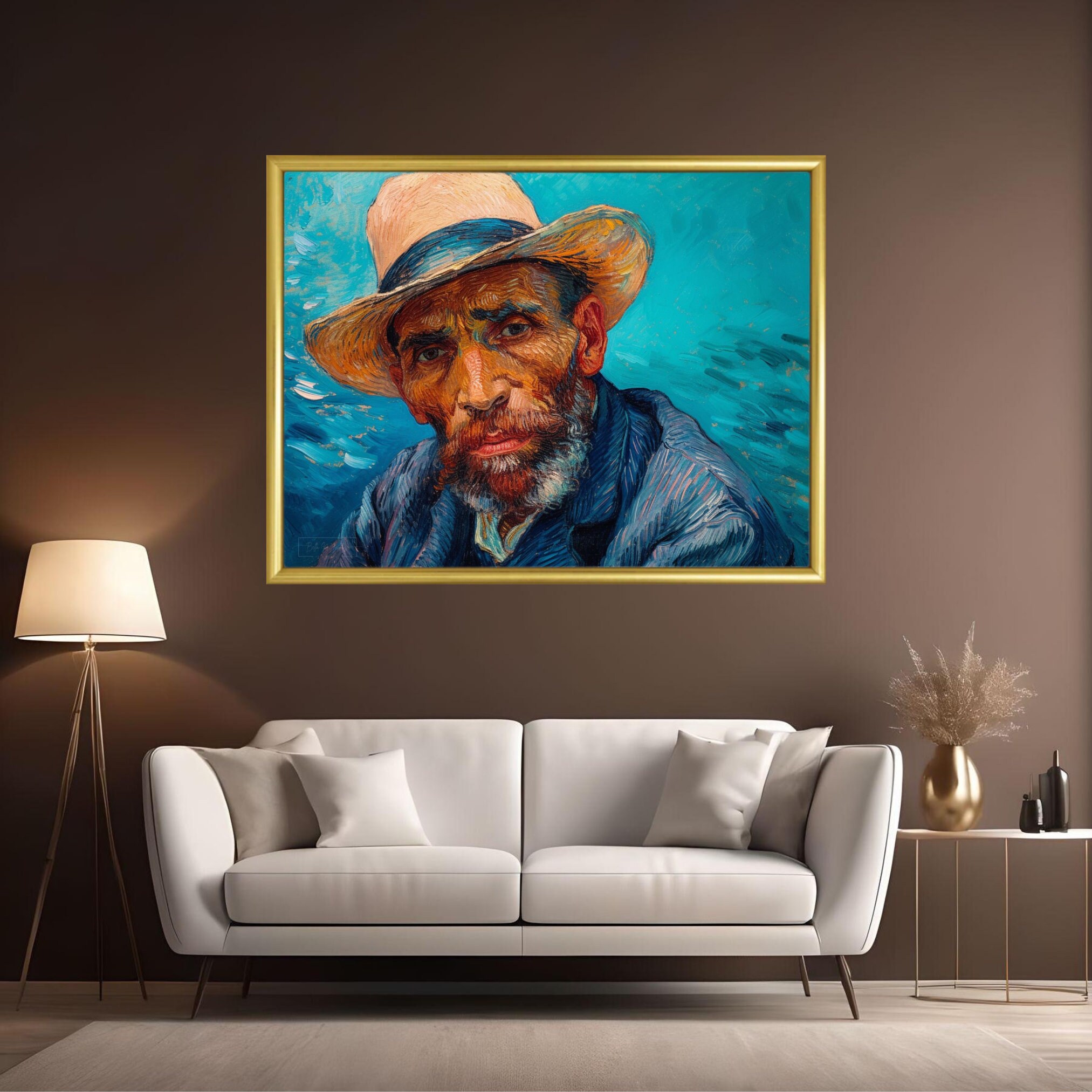 Vincent Van Gogh Portrait Oil Painting Digital Print Instant Download ...