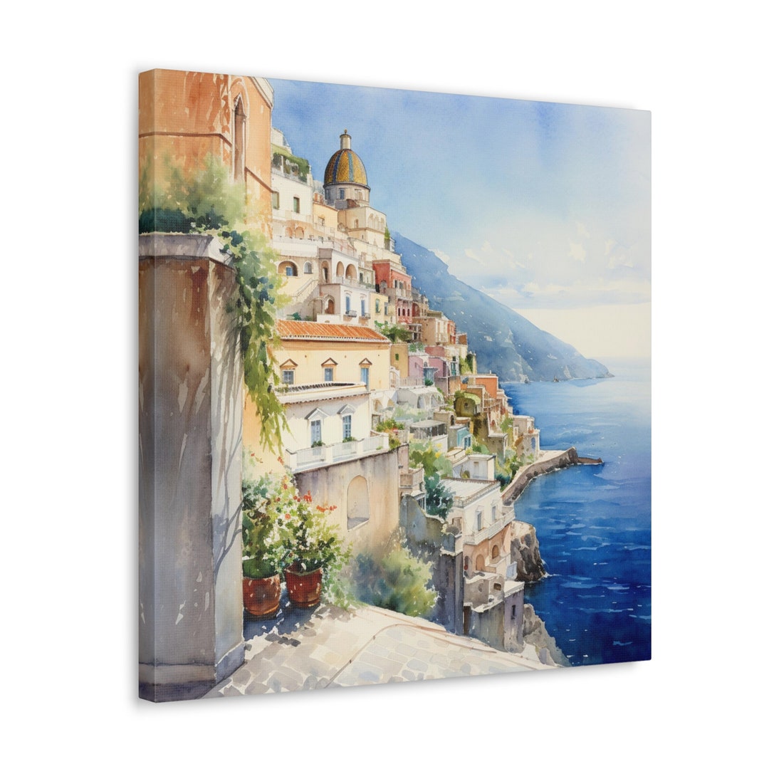 Positano Print, Amalfi Coast Wall Art, Italy Wall Art, Positano Naples ...
