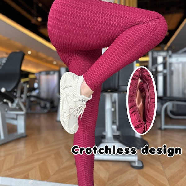 Open Crotch Yoga Pants - Etsy