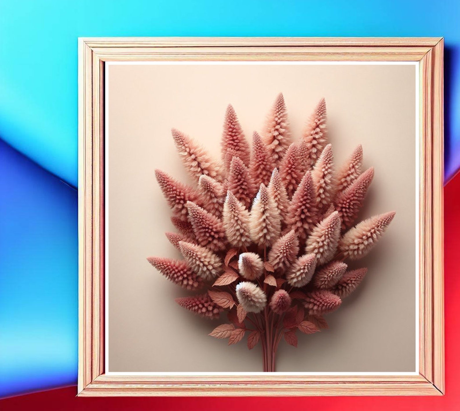 Amaranthus Digital Wall Art Masterpieces for Living Room Décor Modern ...