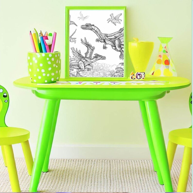 Dinosaur Discovery: Kids Coloring Book 60 Pages Fun Filled Illustration ...