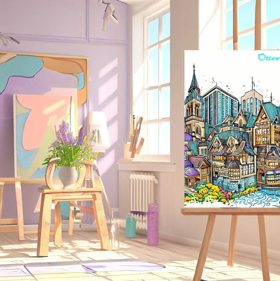 Ottawa Creatif, Printable Funny Vibrant Adult Coloring Book ...