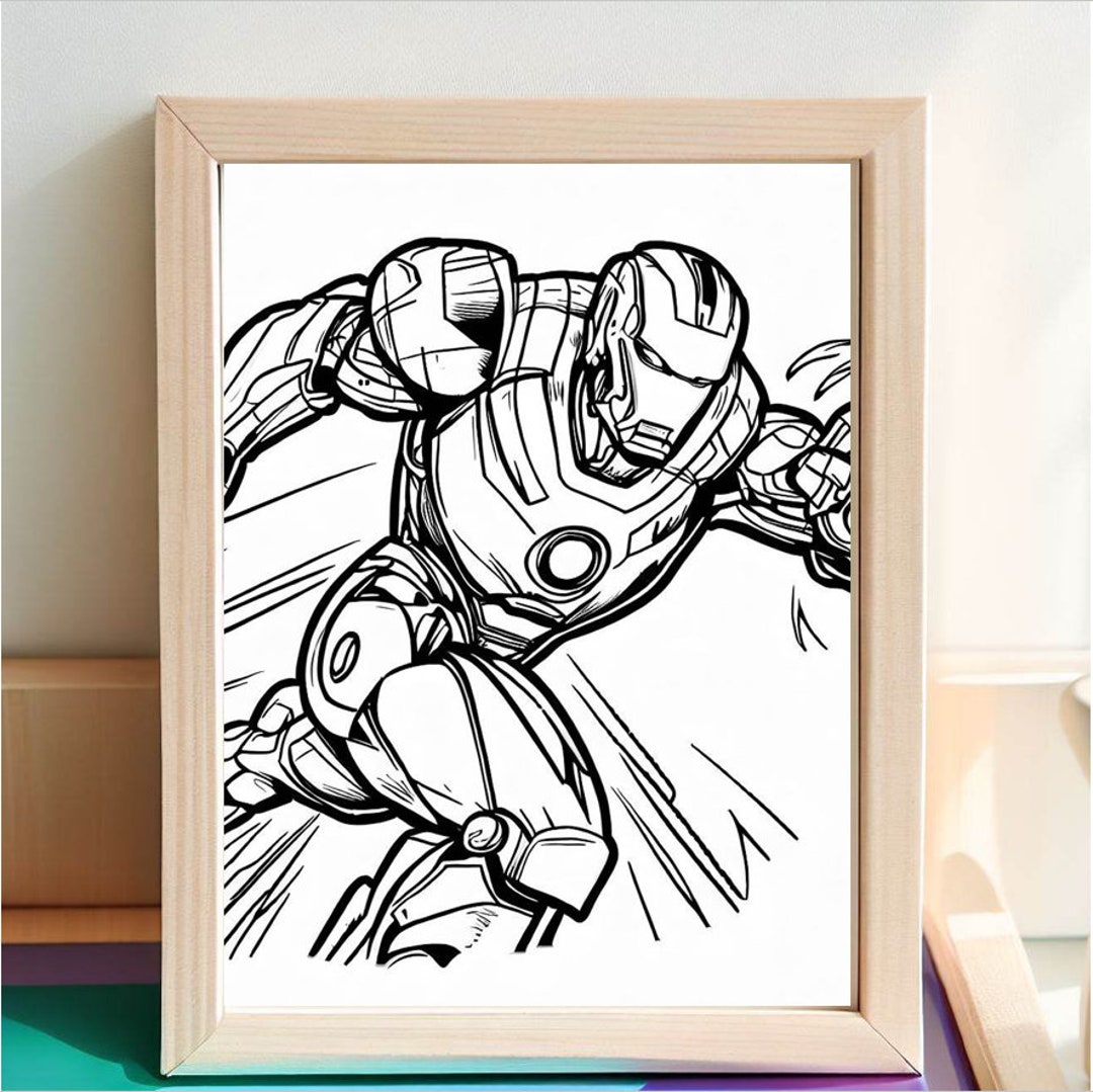 Magical Superhero Adventures Kids Coloring Book 60 Fun Color Template ...