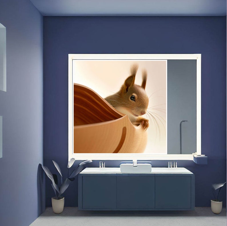 Printable Squirrel Digital Wall Art, 20 High Resolution Squirrel Living ...