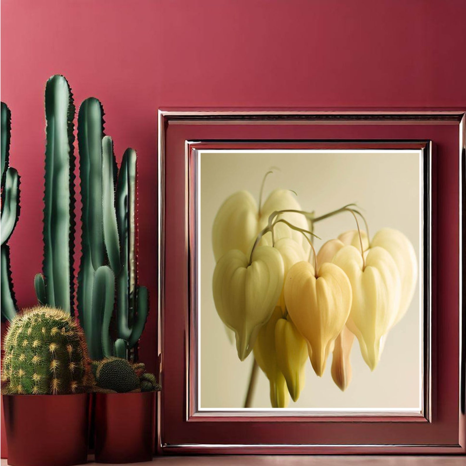Bleeding Heart Masterpieces: Bleeding Heart Wall Art for Living Room ...