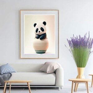 Adorable Panda Printable Wall Art Home Decor 20 High Resolution Cute ...