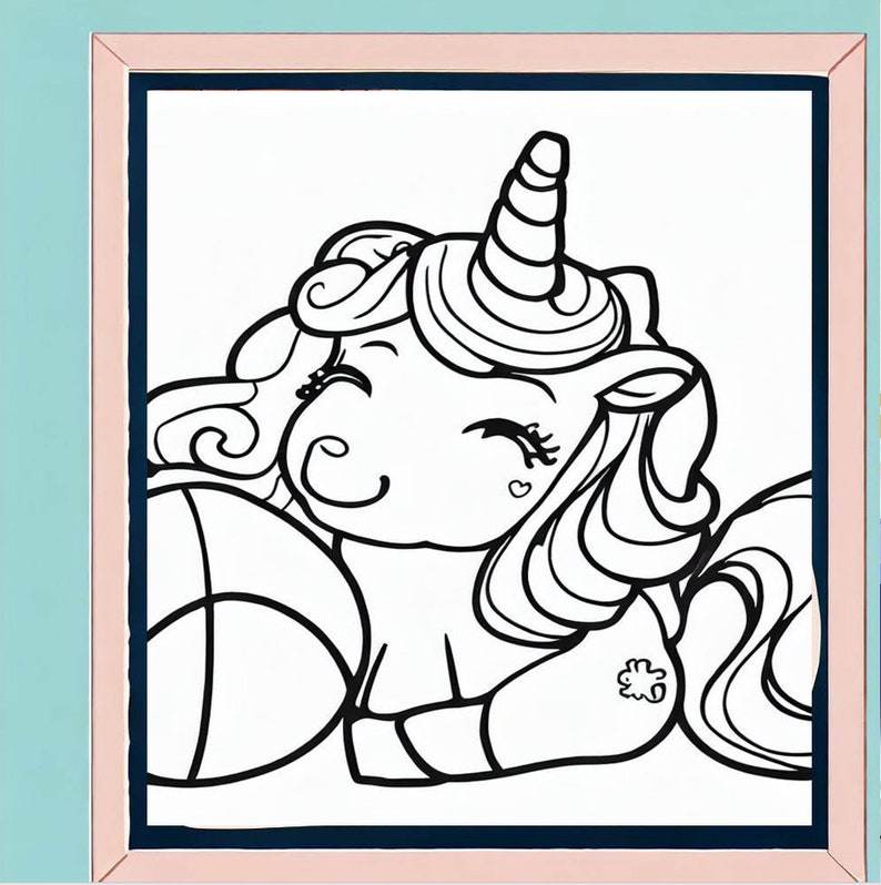 Magical Unicorn Adventures: Kids Coloring Book – 40 Fun Unicorn ...