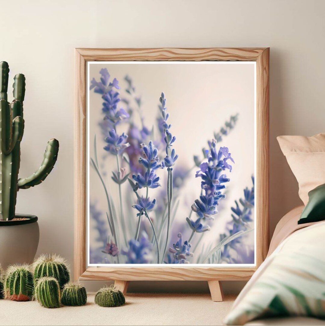 Printable Lavender Flowers Digital Wall Art, 20 High-resolution ...