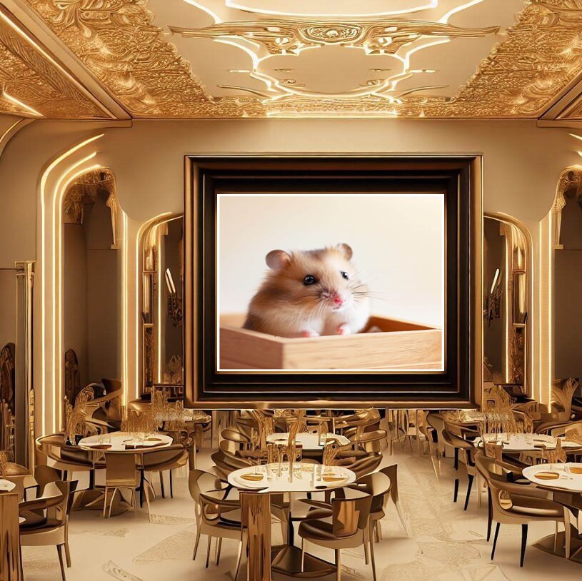 Printable Hamster Digital Wall Art, 20 High Resolution Hamster Living ...