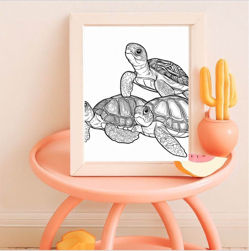 Under the Sea Adventures: Kids Coloring Book – 60 Pages Fun Filled ...