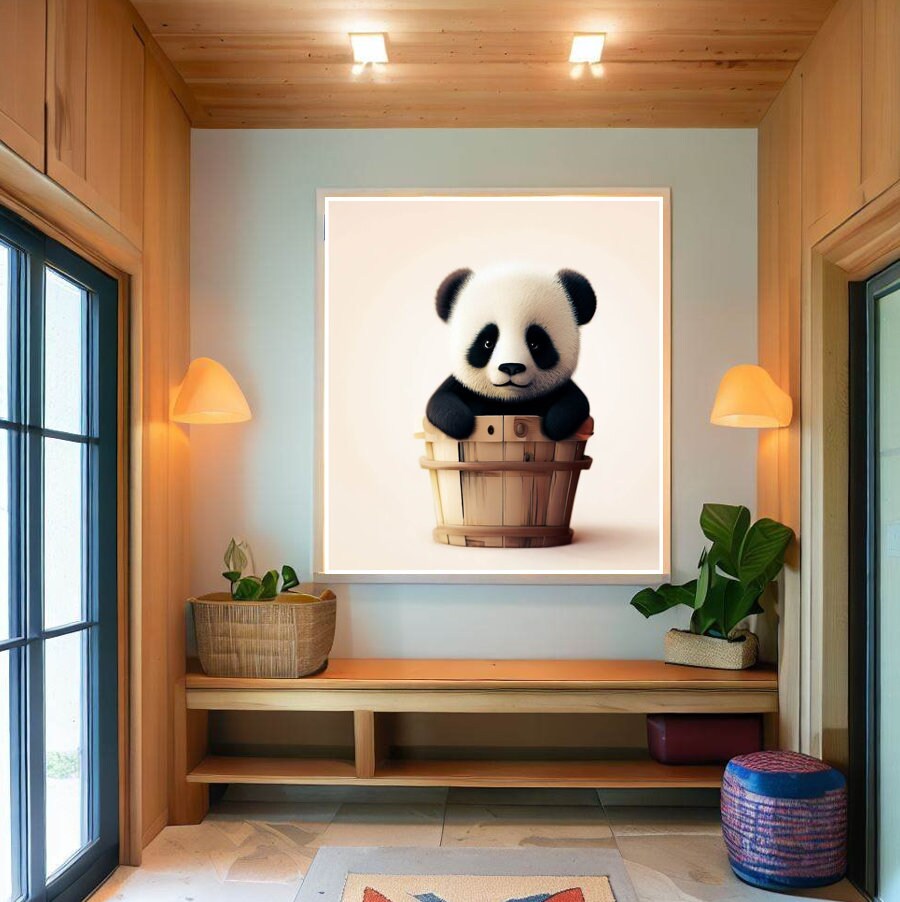 Adorable Panda Printable Wall Art Home Decor 20 High Resolution Cute ...
