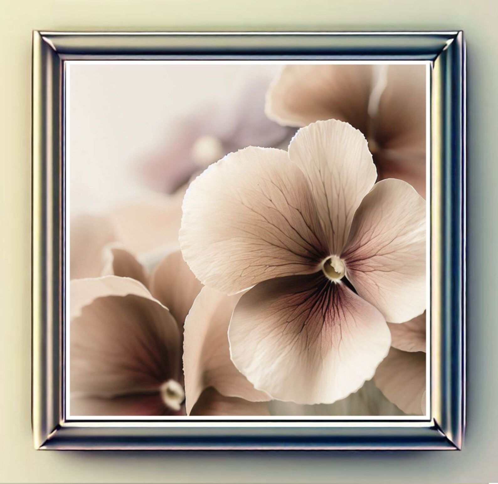 Printable Pansy Flowers Digital Wall Art, 20 High-resolution Pansy ...