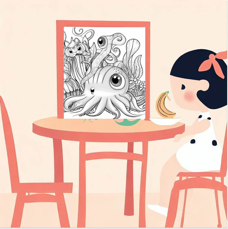 Under the Sea Adventures: Kids Coloring Book – 60 Pages Fun Filled ...