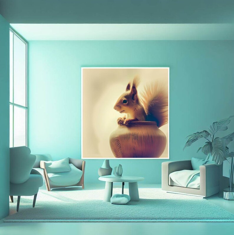 Printable Squirrel Digital Wall Art 20 High Resolution - Etsy