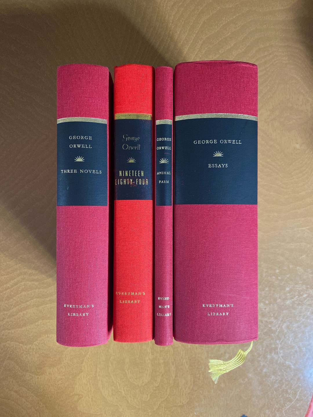 George Orwell 4 Cloth Hardcover Everymans Library 1992 Editions 1984 ...