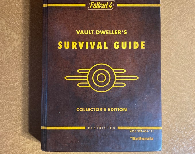 Fallout 4 Vault Dweller’s Survival Guide Hardcover Collector’s Edition - Etsy