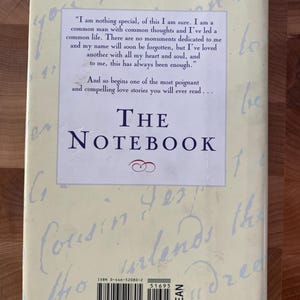 The Notebook by Nicholas Sparks First Hardcover Edition - Stated First ...