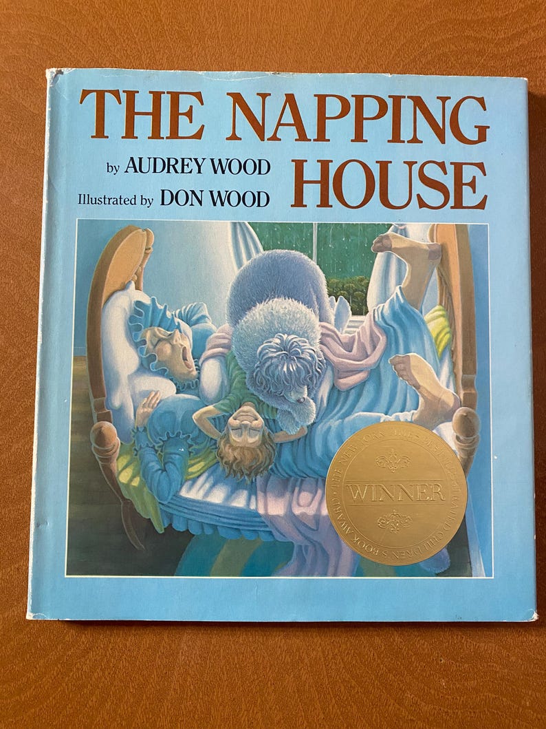 The Napping House by Audrey and Don Wood Retro 1984 Cloth Hardcover ...