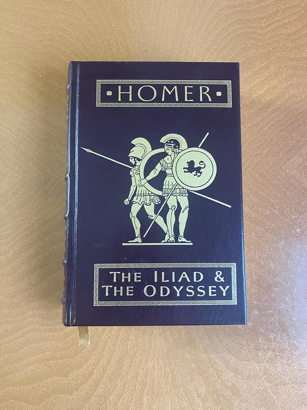 Homer the Iliad & the Odyssey Leather Bound Hardcover Edition - Etsy