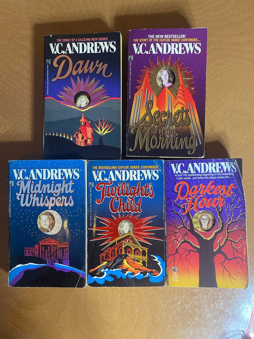 Dawn by V.c. Andrews Complete Set First Edition Softcovers All Keyhole Covers All First Editions ...
