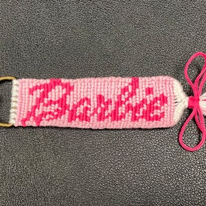 Barbie Keychain Embroidery Floss Friendship Bracelet - Etsy