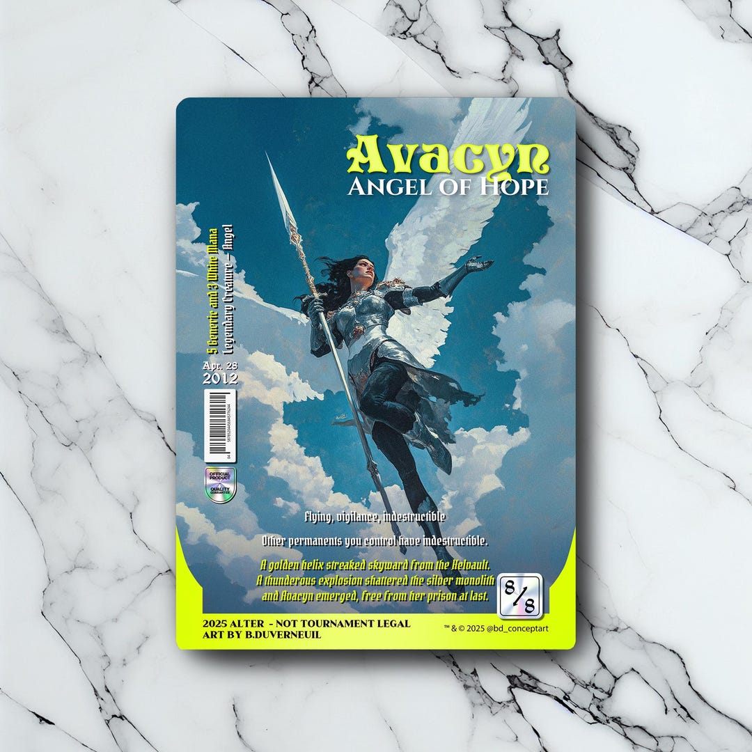 Avacyn Angel of Hope - Vintage - Full Art Holographic - for MTG ...