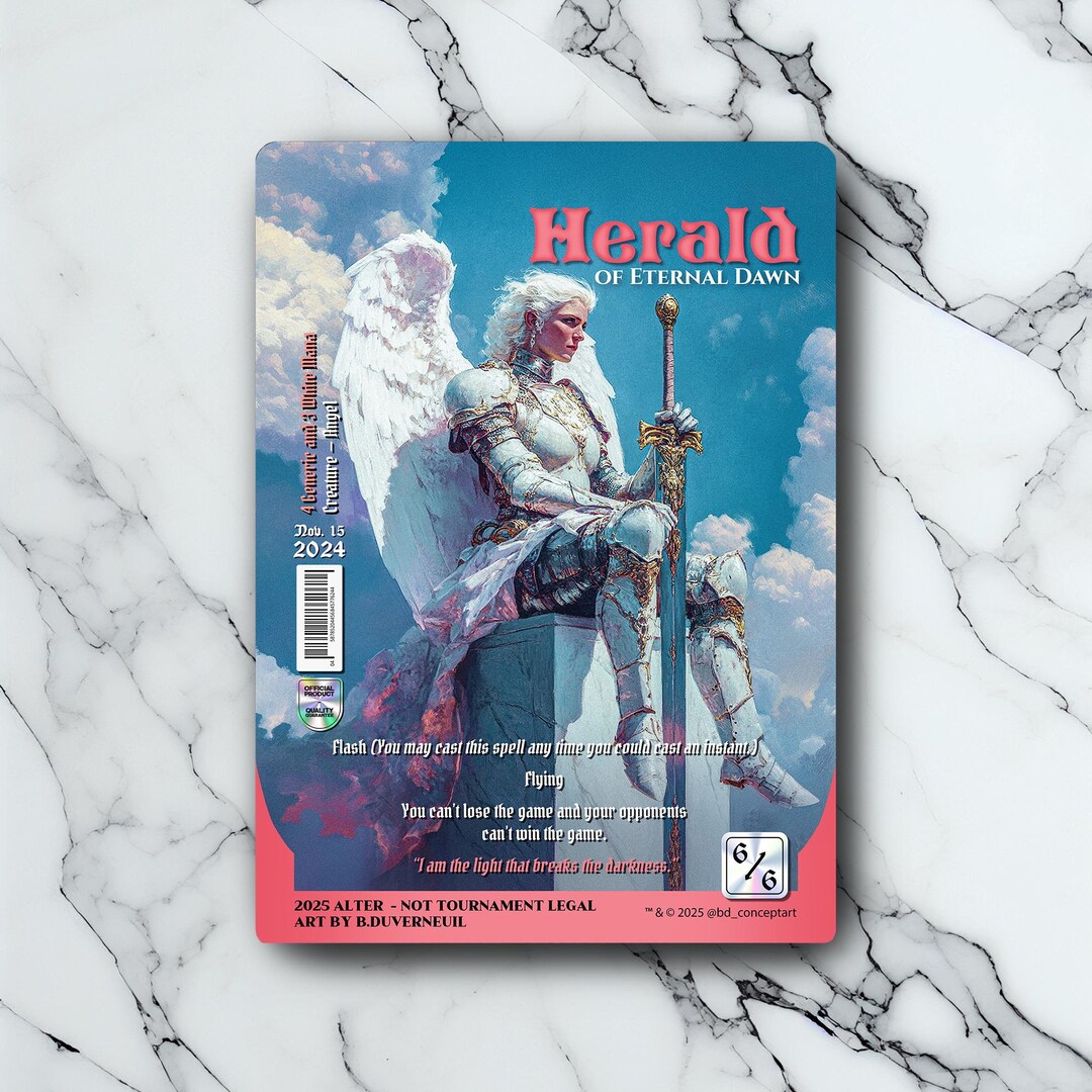 Herald of Eternal Dawn - Vintage - Full Art Holographic - for ...