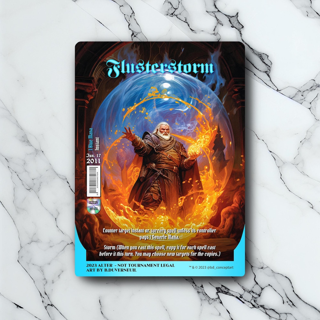 Flusterstorm - Vintage - Full Art Holographic - for MTG Collectors and ...