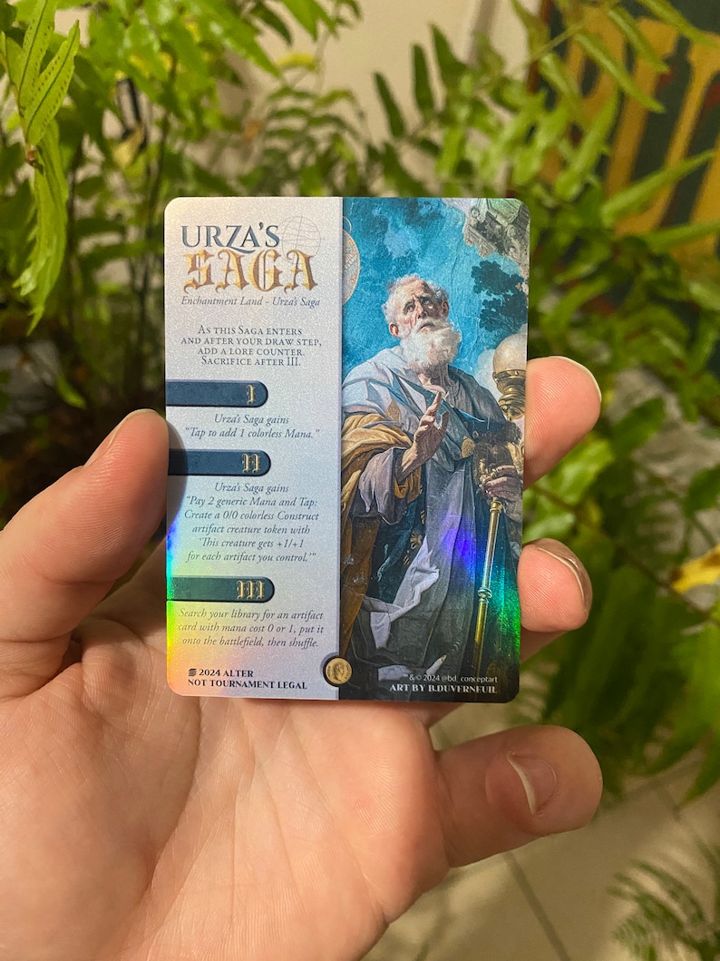 Urza's Saga - Fine Art - Full Art Holographic - for Collectors and MTG ...