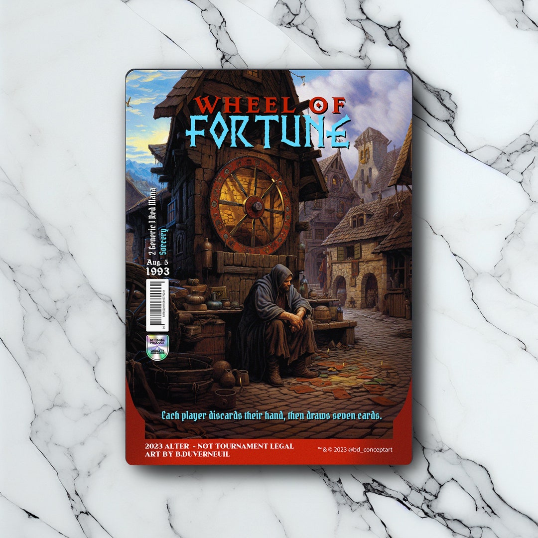 Wheel of Fortune Retro Futuristic / Vintage Full Art Holographic for ...