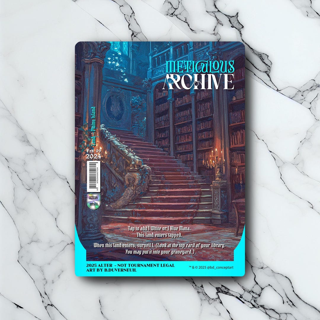 Meticulous Archive - Surveil Lands / Vintage - Full Art Holographic ...