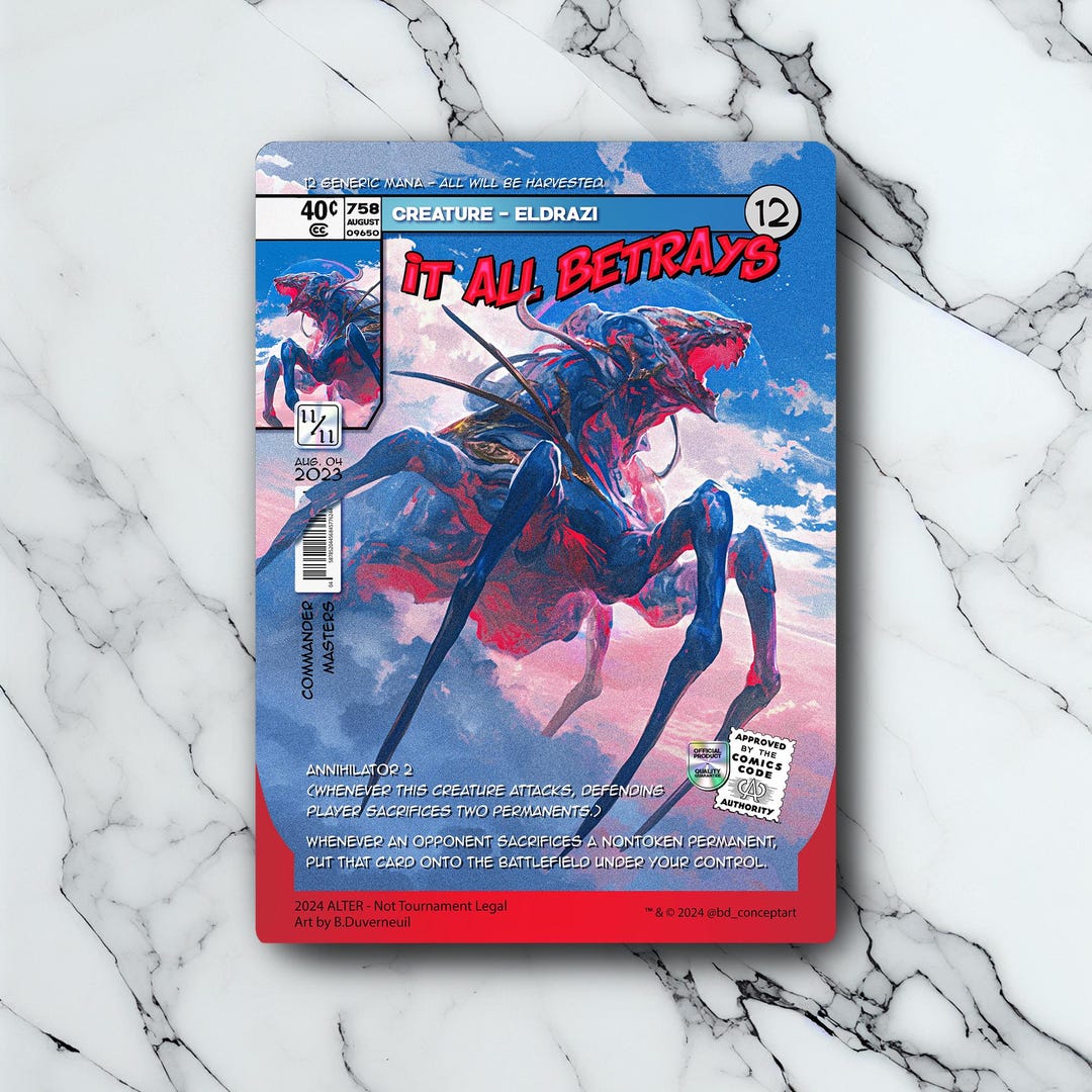 It All Betrays - Vintage - Full Art Holographic - for Collectors and ...