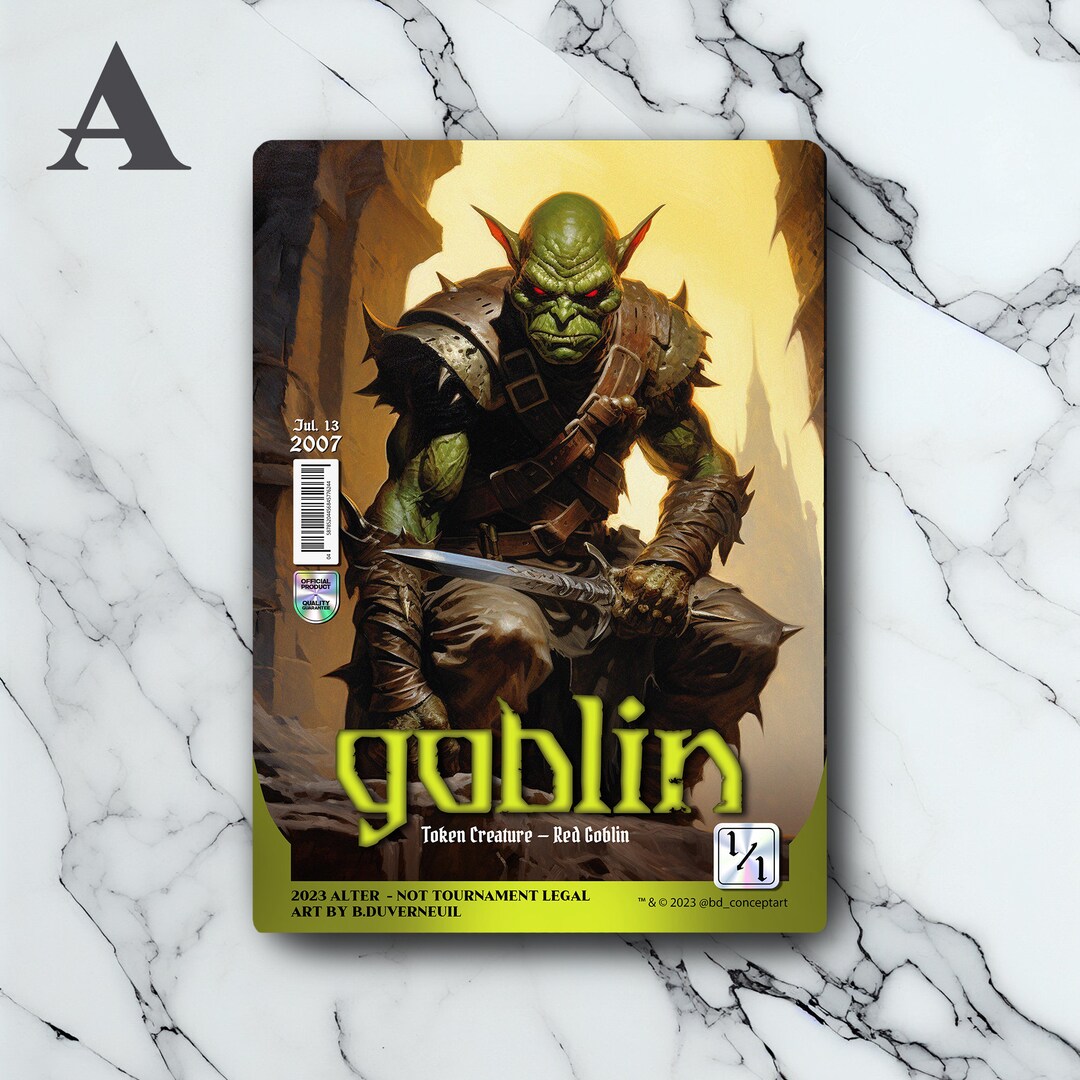 Goblin Token - Retro Futuristic - Full Holographic Art - for Collectors ...