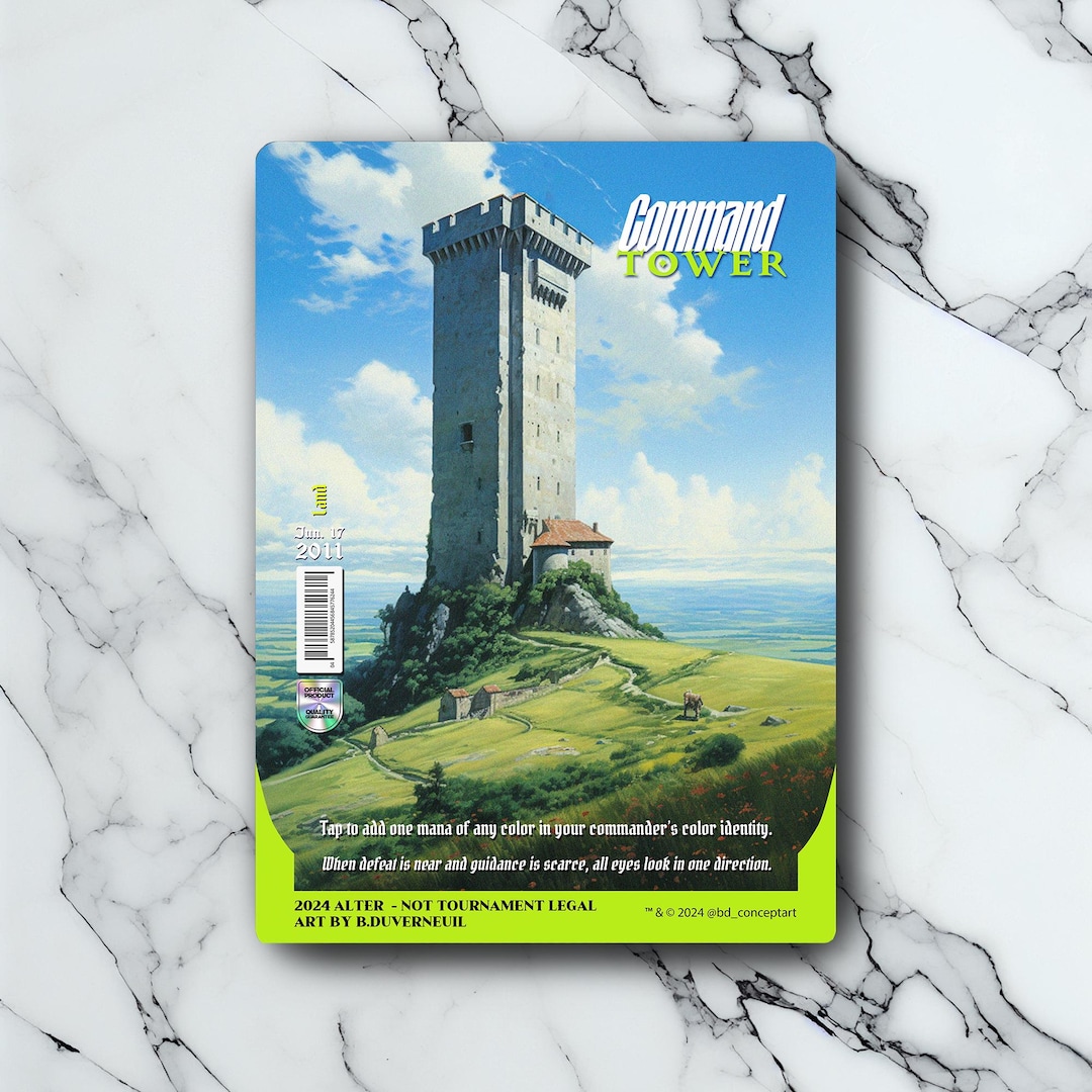 Command Tower - Retro / Vintage - Full Art Holographic - for Collectors ...