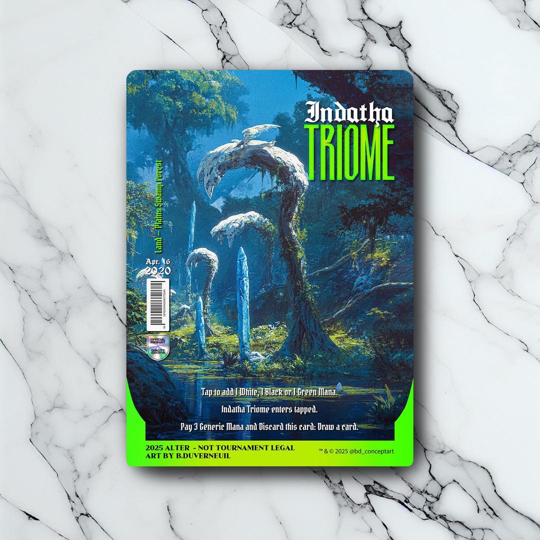 Indatha Triome - Triome Lands / Vintage - Full Art Holographic - for ...