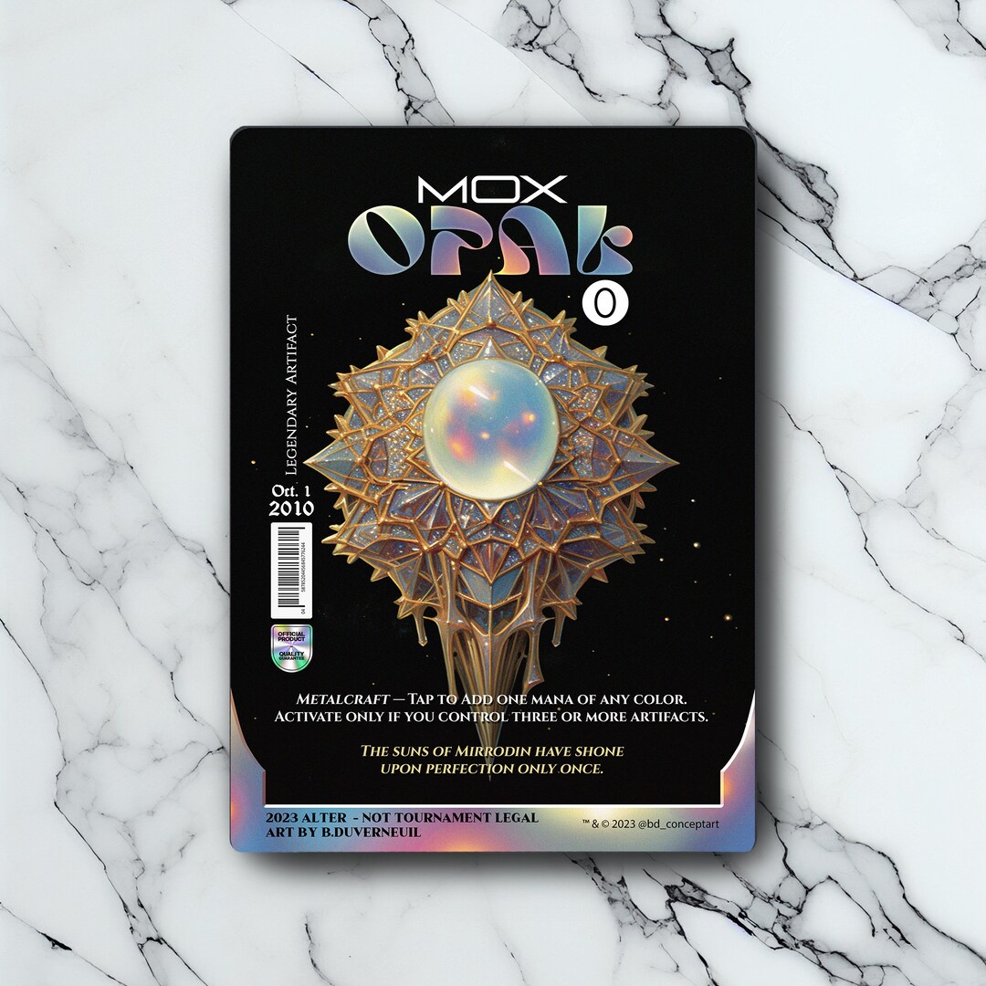 Mox Opal - Retro Futuristic / Vintage - Full Art Holographic - for ...