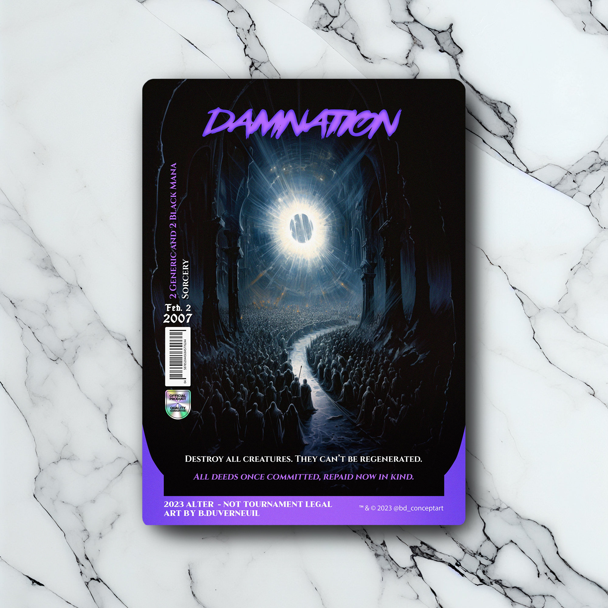 Damnation Mtg Full Art