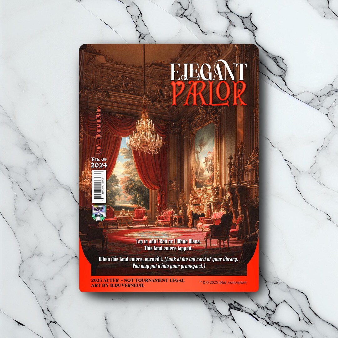 Elegant Parlor - Surveil Lands / Vintage - Full Art Holographic - for ...