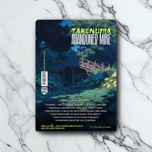 Takenuma, Abandoned Mire - Vintage - Full Art Holographic - for MTG ...