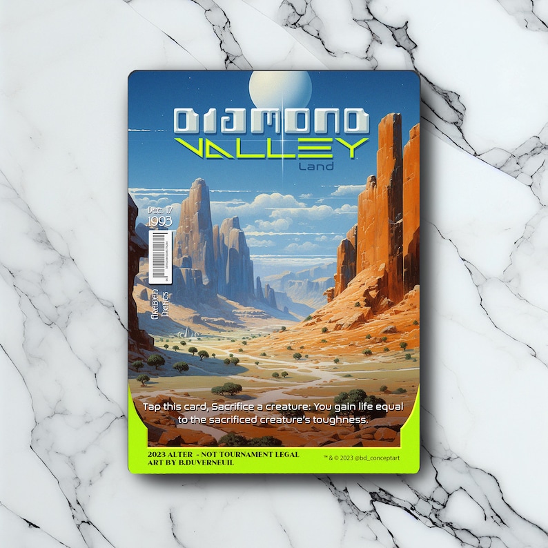 Diamond Valley Retro Futuristic / Vintage Full Art Holographic for ...