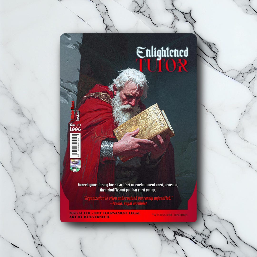 Enlightened Tutor - Vintage - Full Art Holographic - for Collectors and ...