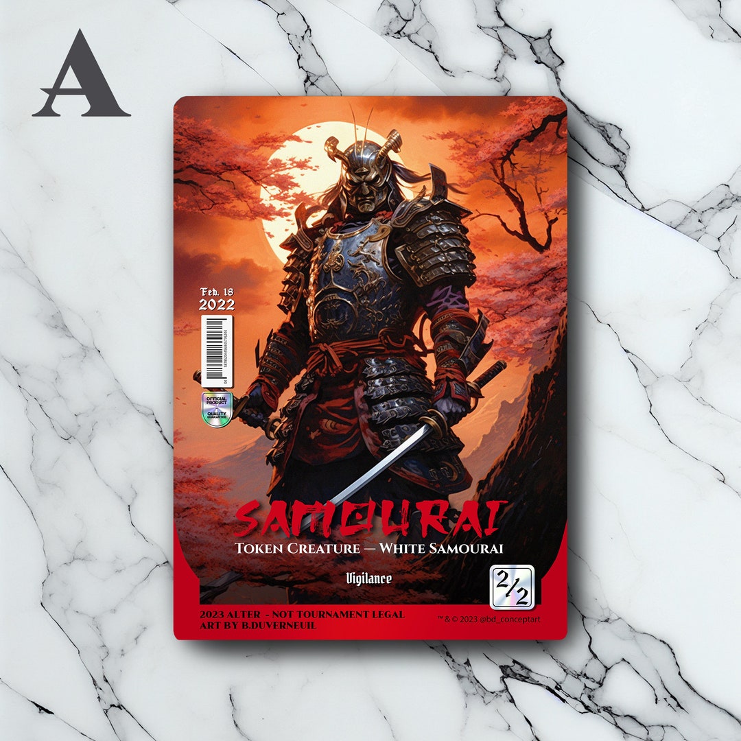 Samourai Token - Retro Futuristic - Full Holographic Art - for ...