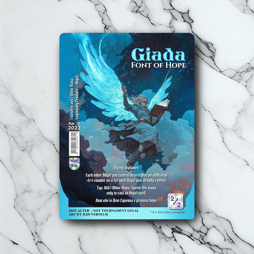 Giada Font of Hope - Vintage - Full Art Holographic - for Collectors ...