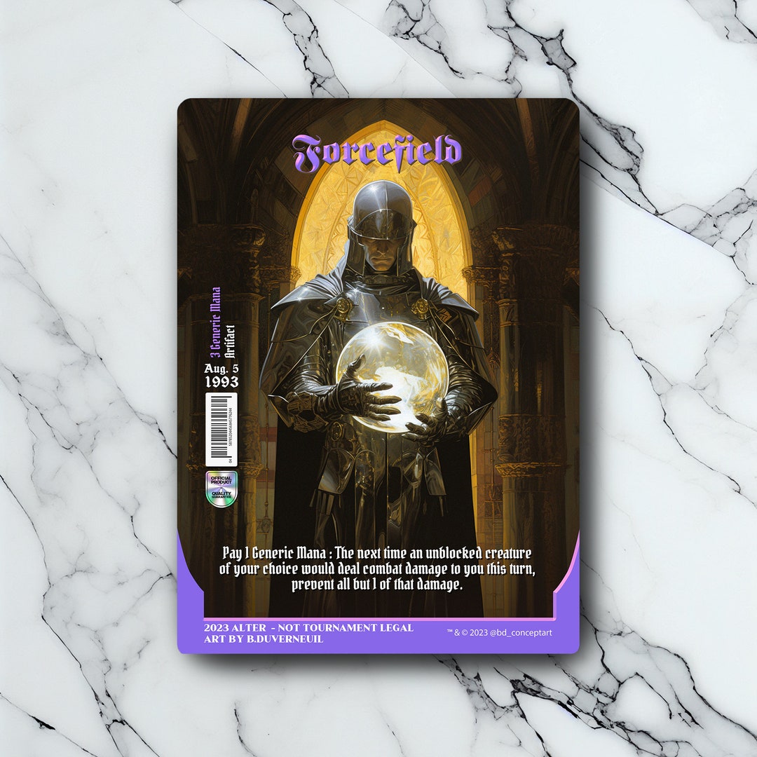 Forcefield Retro Futuristic / Vintage Full Art Holographic for ...