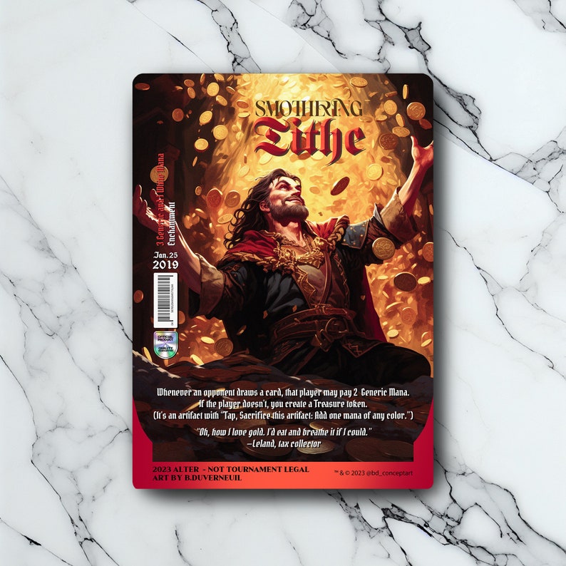 Smothering Tithe - Vintage - Full Art Holographic - for Collectors and ...