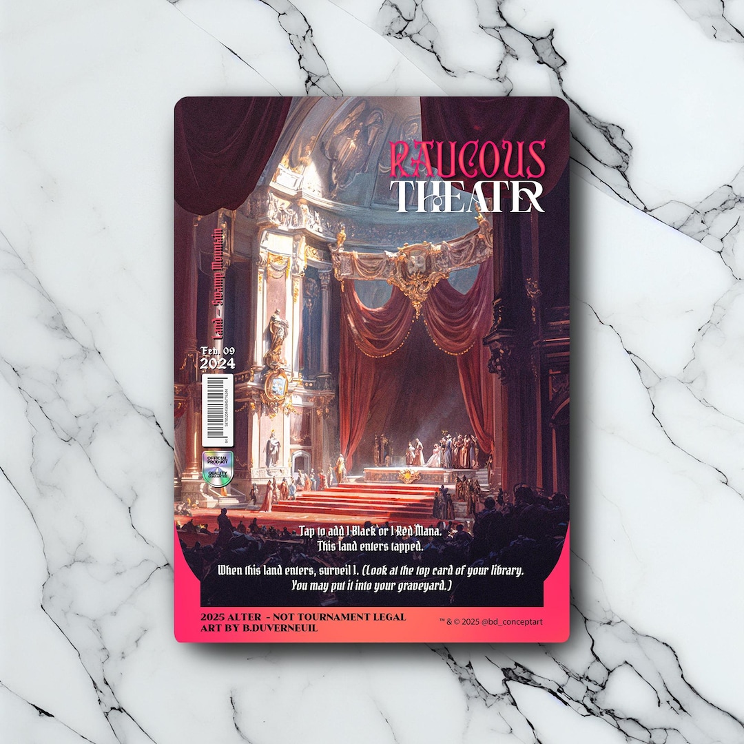 Raucous Theater - Surveil Lands / Vintage - Full Art Holographic - for ...