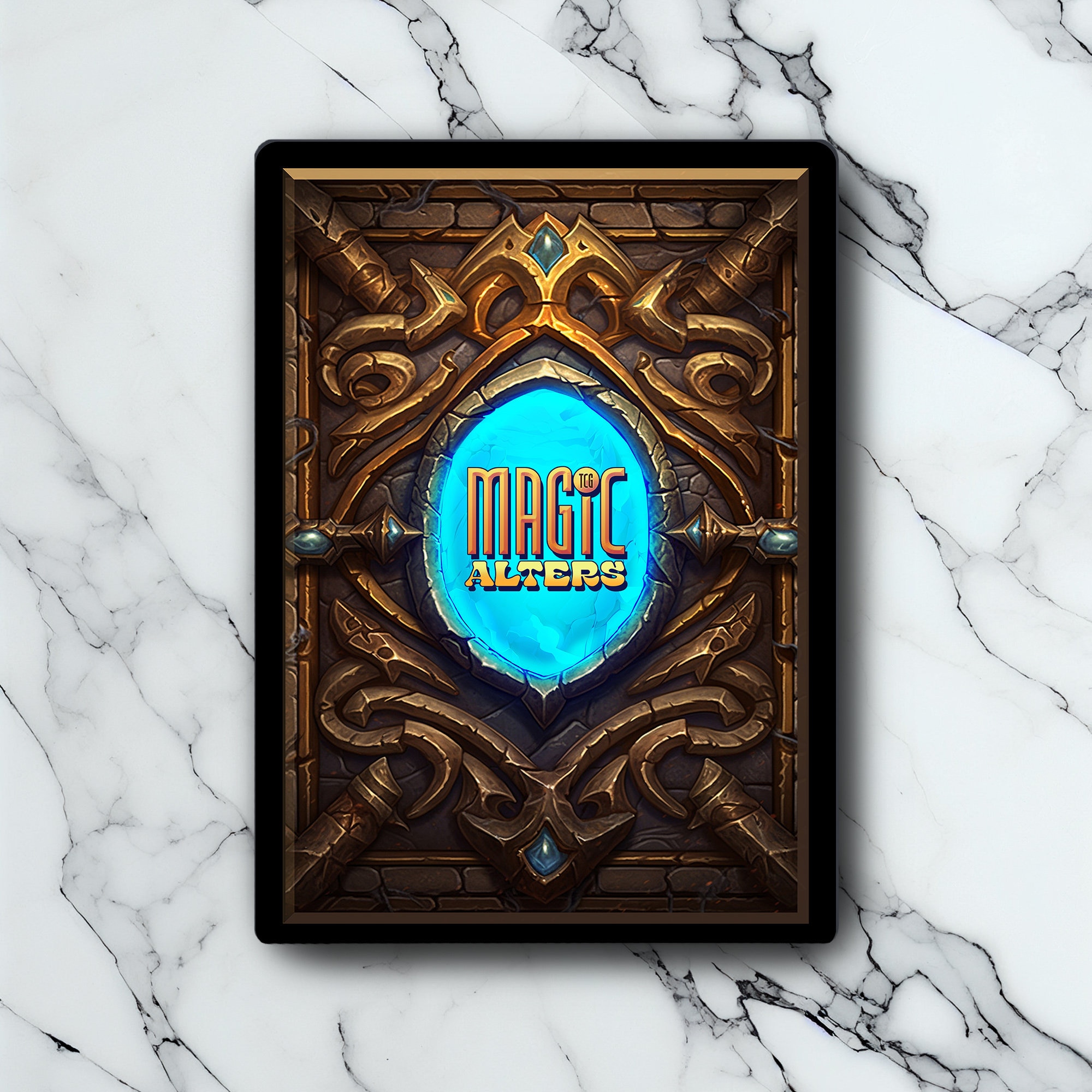 Triome Lands - Retro Futuristic / Vintage - Full Art Holographic - for ...