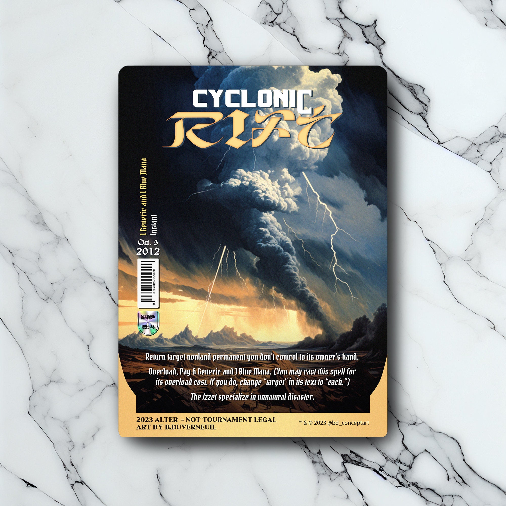 Cyclonic Rift Vintage Full Art Holographic for - Etsy