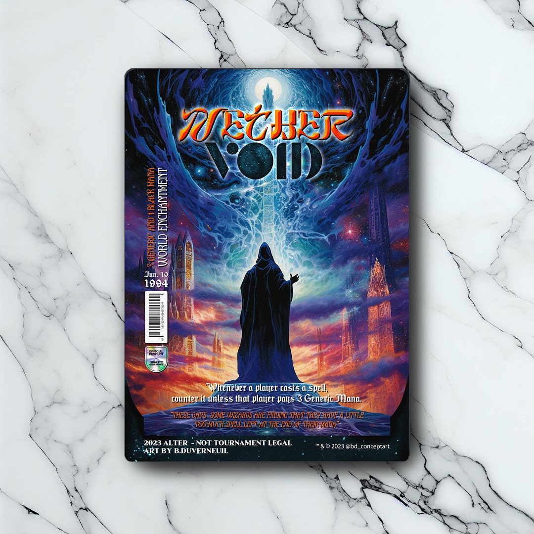 Nether Void Retro Futuristic / Vintage Full Art Holographic for ...