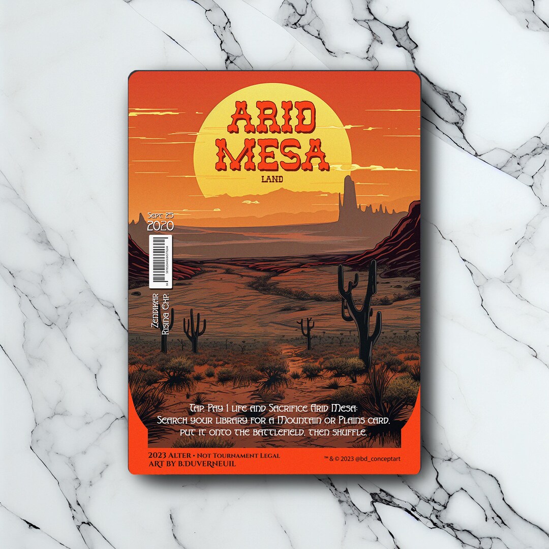 Arid Mesa Retro Futuristic / Vintage Full Art Holographic for ...